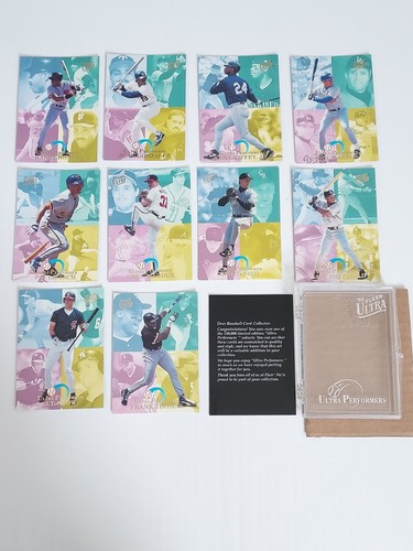 1993 Fleer Ultra Performers 11 baseball card mail-in set – Thomas ...