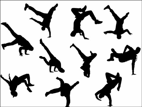 Breakdancing dance hobby Background Edible Cake Topper Wafer or Icing ...