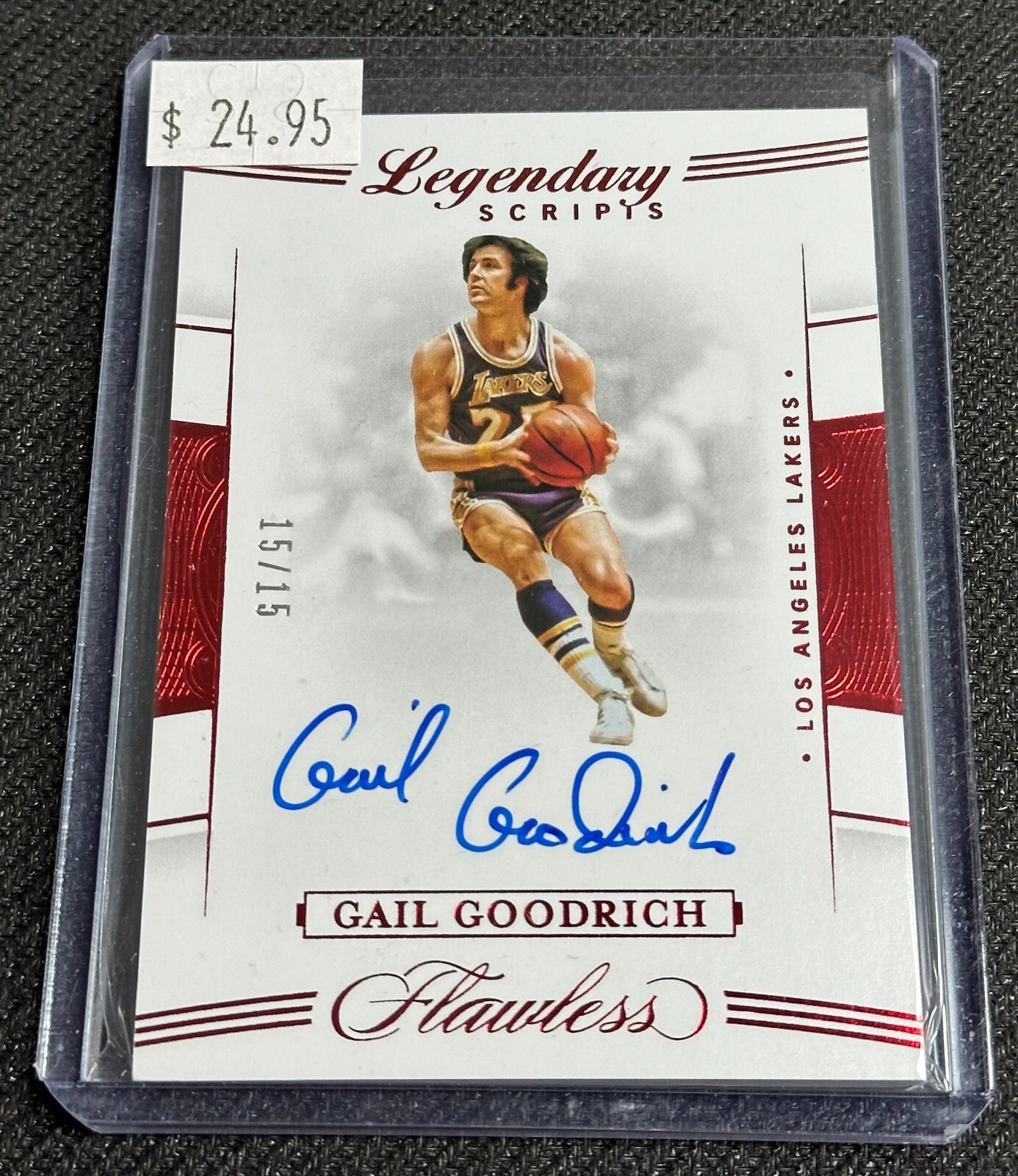 Gail Goodrich 2019 Flawless #LS-GGR Legendary Scripts - Ruby /15 Price ...