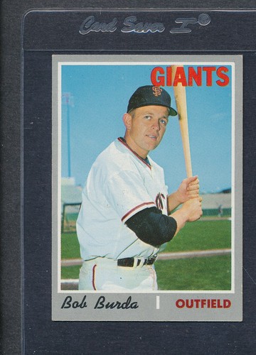 1970 Topps #357 Bob Burda Giants NM *10627 | eBay
