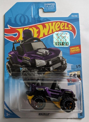 Hot Wheels - BOGZILLA Purple Die-Cast - Ride-Ons 1/5 135/250 2019 ...