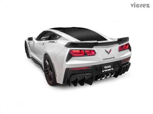 VZ3 Style Rear Diffuser vz100689 | Chevrolet Corvette C7 2014-2019 | eBay