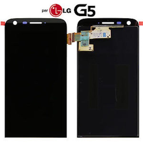 DISPLAY LCD +TOUCH SCREEN LG per G5 H830 H850 NERO VETRO SCHERMO ...