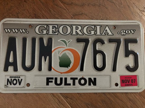 One (1) 2007 Georgia license plate | eBay