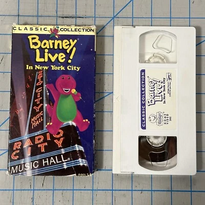 Barney Live In New York City VHS Tape 1994 | Grelly USA