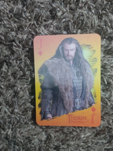 The Hobbit Cartamundi 3D Playing Cards, Thorin, Red Jack of Diamonds | eBay
