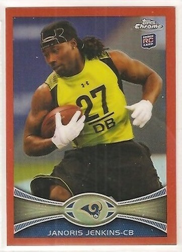 Janoris Jenkins Rams North Alabama 2012 Topps Chrome RC ORANGE ...