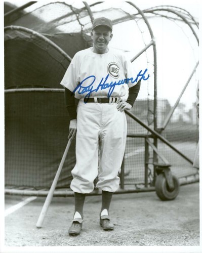 RAY HAYWORTH CHICAGO CUBS SIGNED AUTOGRAPHED 8X10 PHOTO W/ COA | eBay
