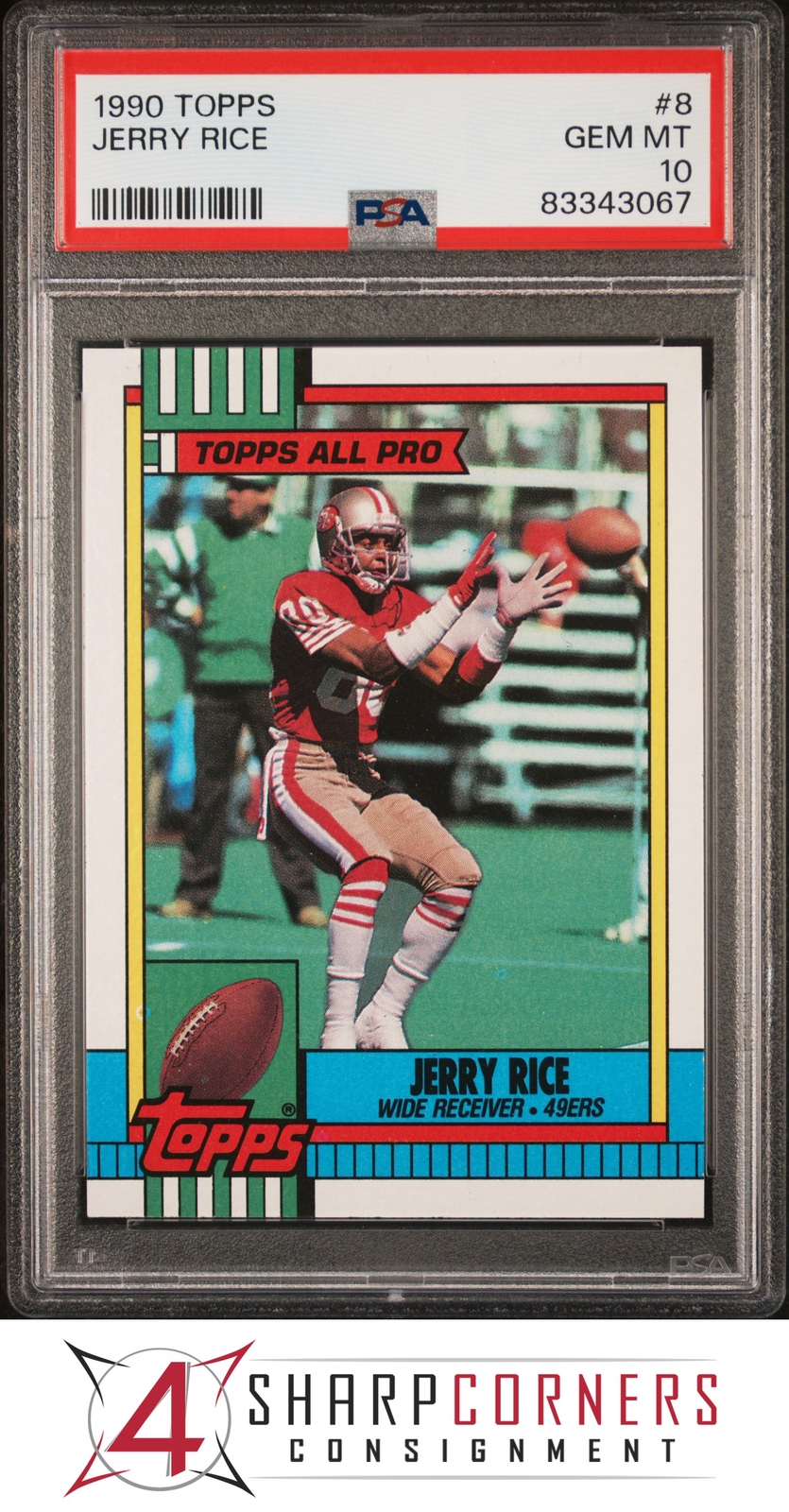 Jerry Rice 1990 Topps #8 Base Price Guide - Sports Card Investor