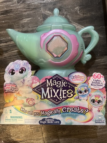 Magic Mixies Magic Genie Lamp with Interactive 8 inch Rainbow Magic ...