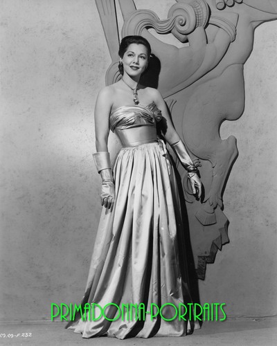 MARIA MONTEZ 8X10 Lab Photo 1940s Shimmering Gown, Movie Star Portrait ...
