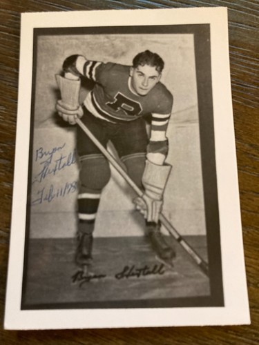 Bryan Hextall New York Rangers HOF signed autographed Hockey photo | eBay