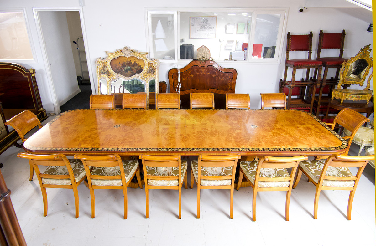 Antique Maple Dining Room Table And Chairs