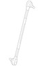 Genuine OEM Front Suspension Stabilizer Bar Link for Mercedes ...