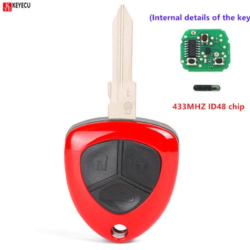 Smart Keyless Entry Remote Key Fob for FERRARI F430 2005-2009 433MHZ ...