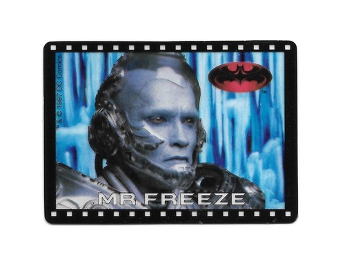 1997 DC Comics / Frito Lay Batman & Robin Film Cell Card - Mr. Freeze ...