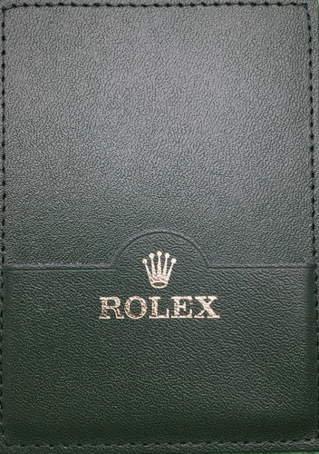 Genuine Rolex Leather Watch Card Warranty Paperwork Holder Wallet L@@K ...