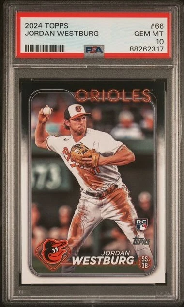 Jordan Westburg 2024 Topps #66 Base Price Guide - Sports Card Investor