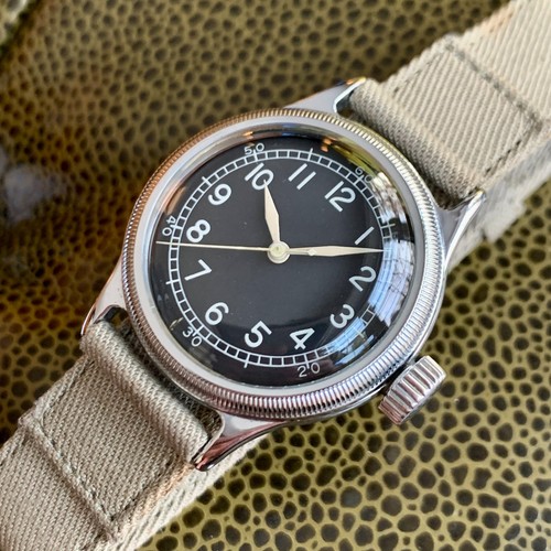 1943 Bulova A-11 U.S. Military WWII 10AK Hack US Military Wristwatch ...
