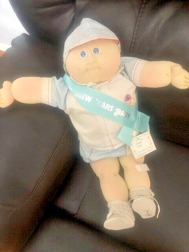 Cabbage Patch Doll Th e Little People New Ears Baby Boy Soft Sculpture ...
