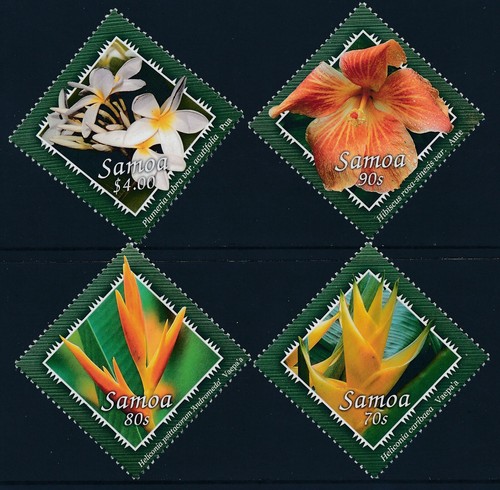 2004 SAMOA TROPICAL FLOWERS SET OF 4 FINE MINT MNH | eBay