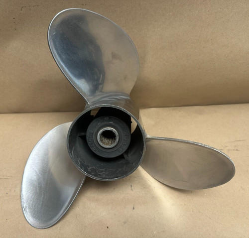Used Johnson / Evinrude 14 1/2 x 26 Raker Stainless Outboard Propeller ...