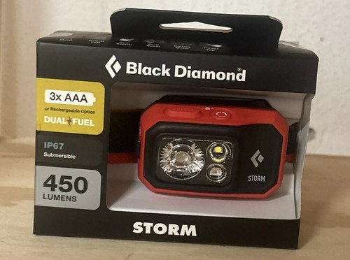 Black Diamond Storm Headlamp LED 450 Lumen Octane Color - NEW | eBay