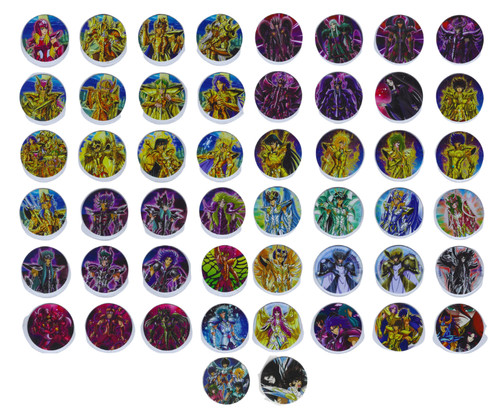 Tazos Saint Seiya Vol 2 Full Set - PERU 2022, Official Pogs Knights of ...