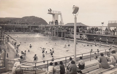 Minehead Swimming pool view 6 # 4 inches PHOTO | eBay