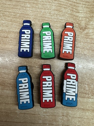 Prime Hydration Sports Drink Beverage Charm Shoe Charms - 6 Pieces | eBay