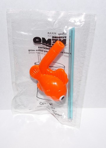 Vintage Cereal Premium toy, Disney Pixar Finding Nemo straw | eBay