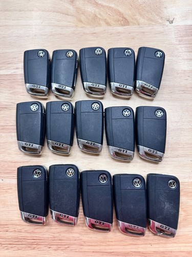 LOT OF 15 VOLKSWAGEN GTI LOGO FLIP KEYS OEM | eBay