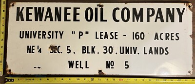 Oil Field Sign In Collectible Gas & Oil Advertising Signs for sale | eBay