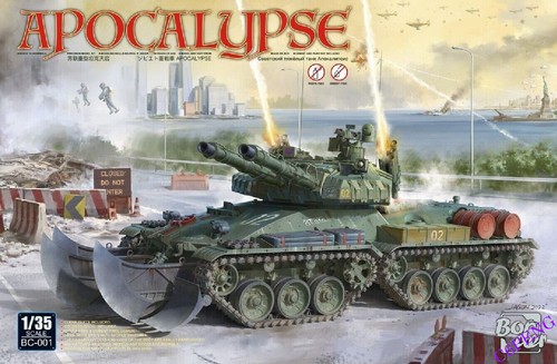 Border 1/35 BC-001 Soviet Super Heavy Tank "Apocalypse" model kit ...