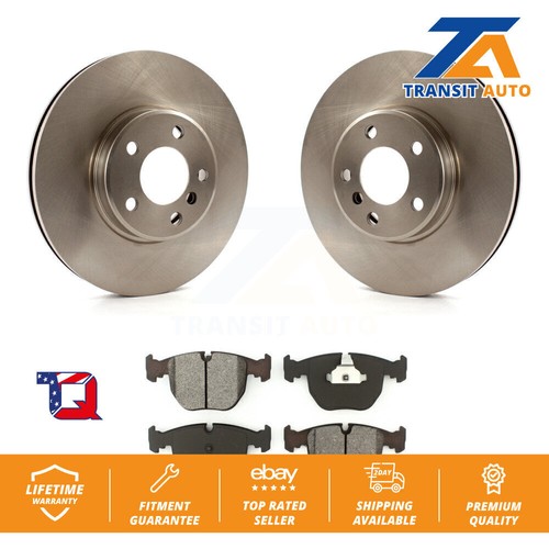 Disc Brake Rotors And Semi-Metallic Pads Front Kit For BMW X5 | eBay