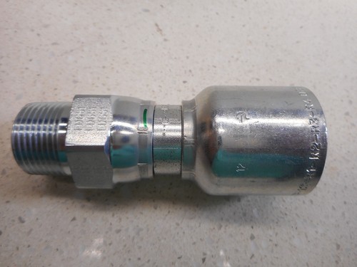 P43-12 R1 R2 R3 R4 Parker Hydraulic Swivel Fitting For Hose Line for ...