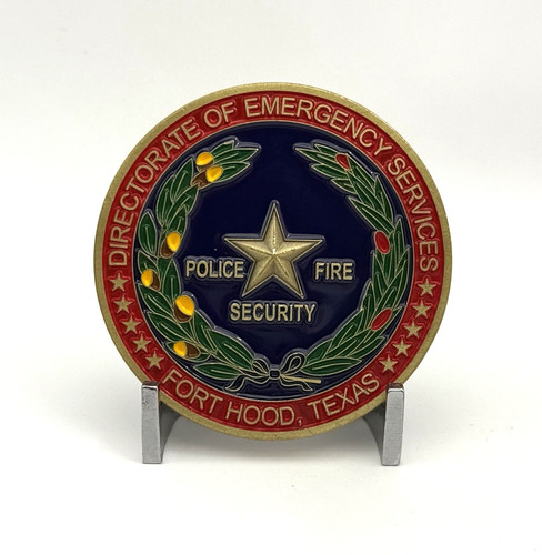 CHALLENGE COIN - Directorate of Emergency Services Fort Hood Army ...