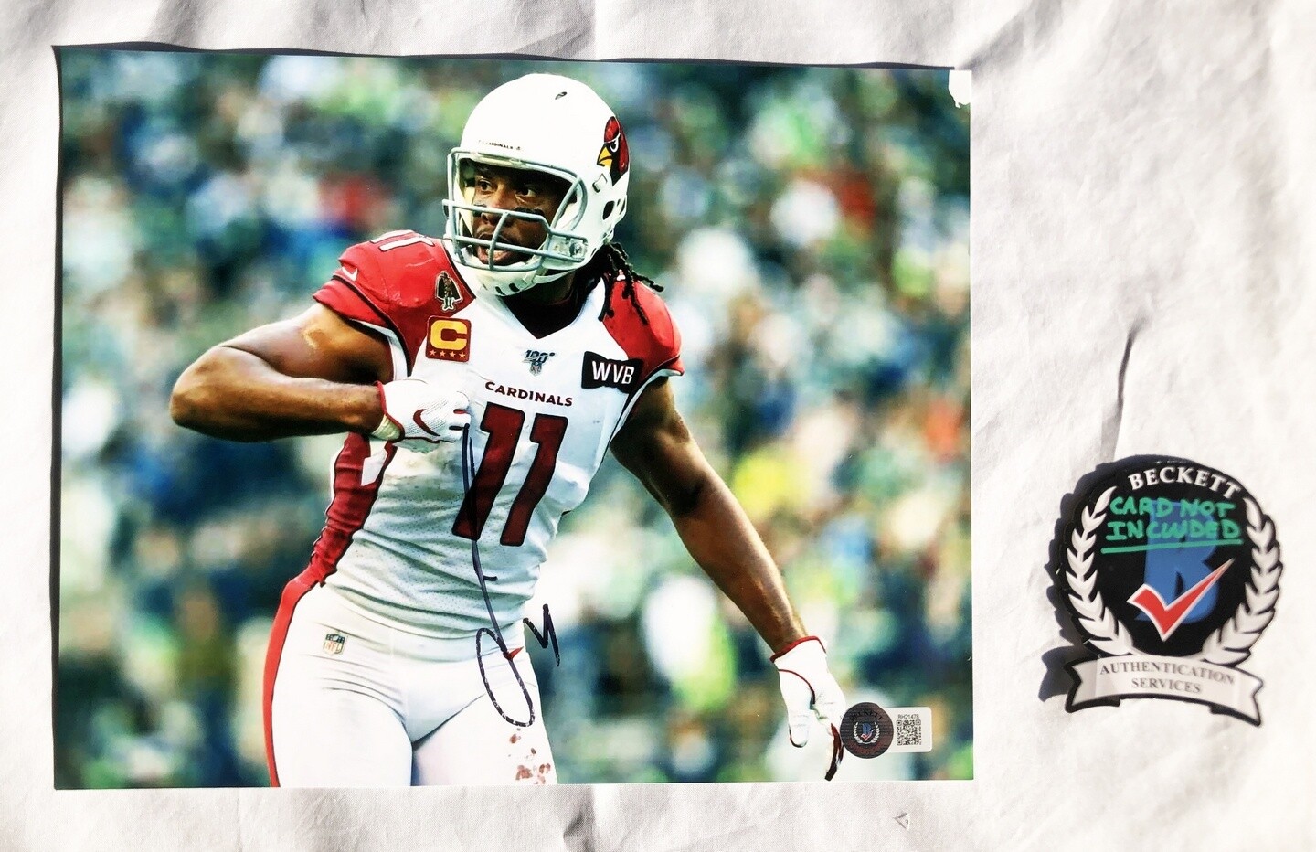 Larry Fitzgerald Autographed Memorabilia | Signed Photo, Jersey ...
