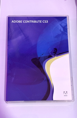 Adobe Contribute Cs3 Complete for MAC with video tutorial disc | eBay