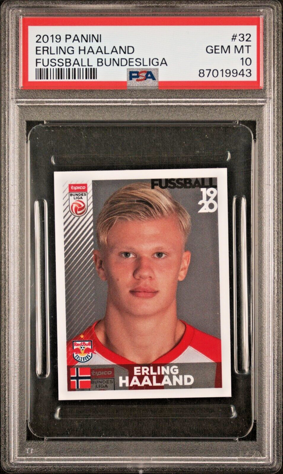 Erling Haaland 2019 Panini Fussball Bundesliga Stickers #32 Base Price ...