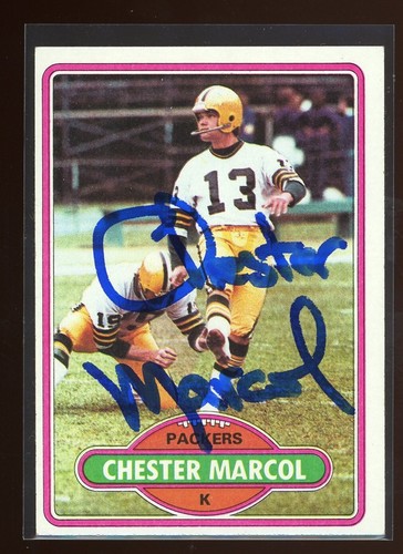 1980 Topps CHESTER MARCOL Signed Card autograph auto PACKERS | eBay