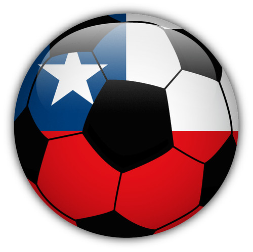 Chile Flag Soccer Ball Car Bumper Sticker Decal "SIZES" | eBay