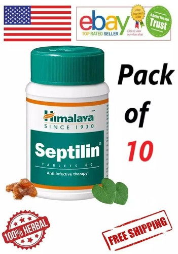 10 x Himalaya Septilin Herbal Ayurvedic ( 600 Tablets ) - Free Shipping ...