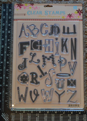 Large Alphabet Stamps for sale | eBay