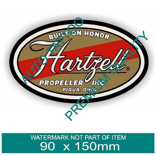 HARTZELL PROPELLER DECAL STICKER AVIATION AEROPLANE JET AVIONICS DECALS ...