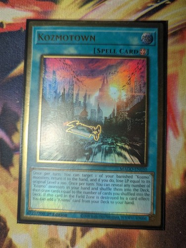 Yugioh! Kozmotown - MAGO-EN050 - Premium Gold Rare - 1st Edition Near ...