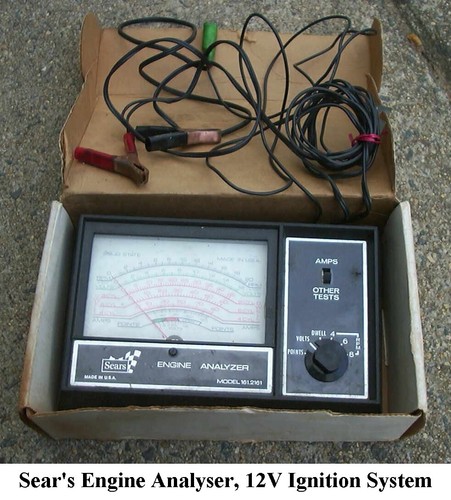 Vintage 1975 Sears Craftsman Engine Analyzer 161 2161 for sale online ...