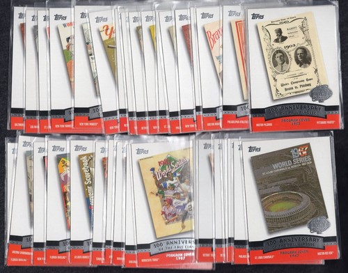 2004 Topps Fall Classic Covers World Series Program You Pick From List ...