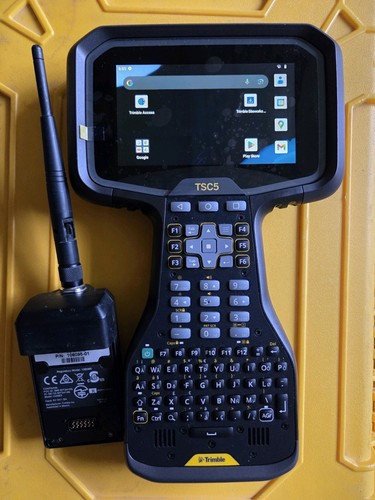 Trimble TSC5 Tablet soft TA2025+ Roads+ Monitoring + Radio EM120 2.4Ghz ...