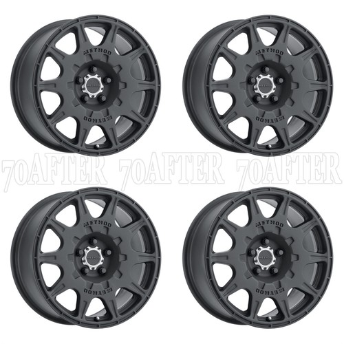 (4X) Method MR502 RALLY Wheels [16x7|5x114.3|ET:15|CB:67.1] Matte Black ...
